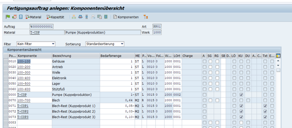 Kuppelproduktion mit SAP PP und SAP ME [inkl. Beispiel] | Mindlogistik