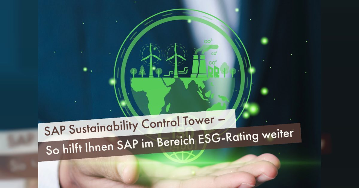 SAP Sustainability Control Tower | Mindlogistik